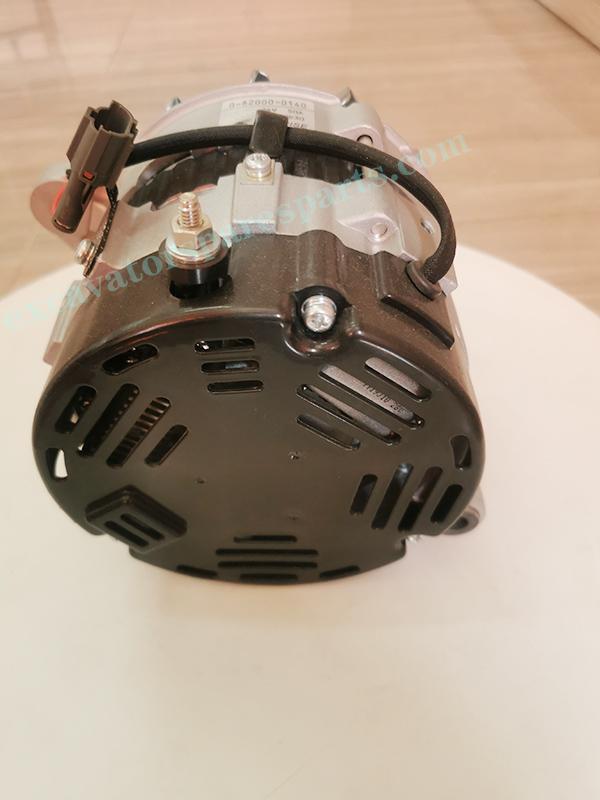 CASE CX130 Excavator Spare Parts Alternator for Isuzu 4JJ1 diesel engine