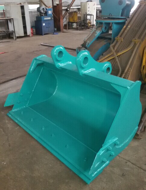 Alloy Steel Excavator Ditching Bucket , Excavator Sand Bucket For Farms ...